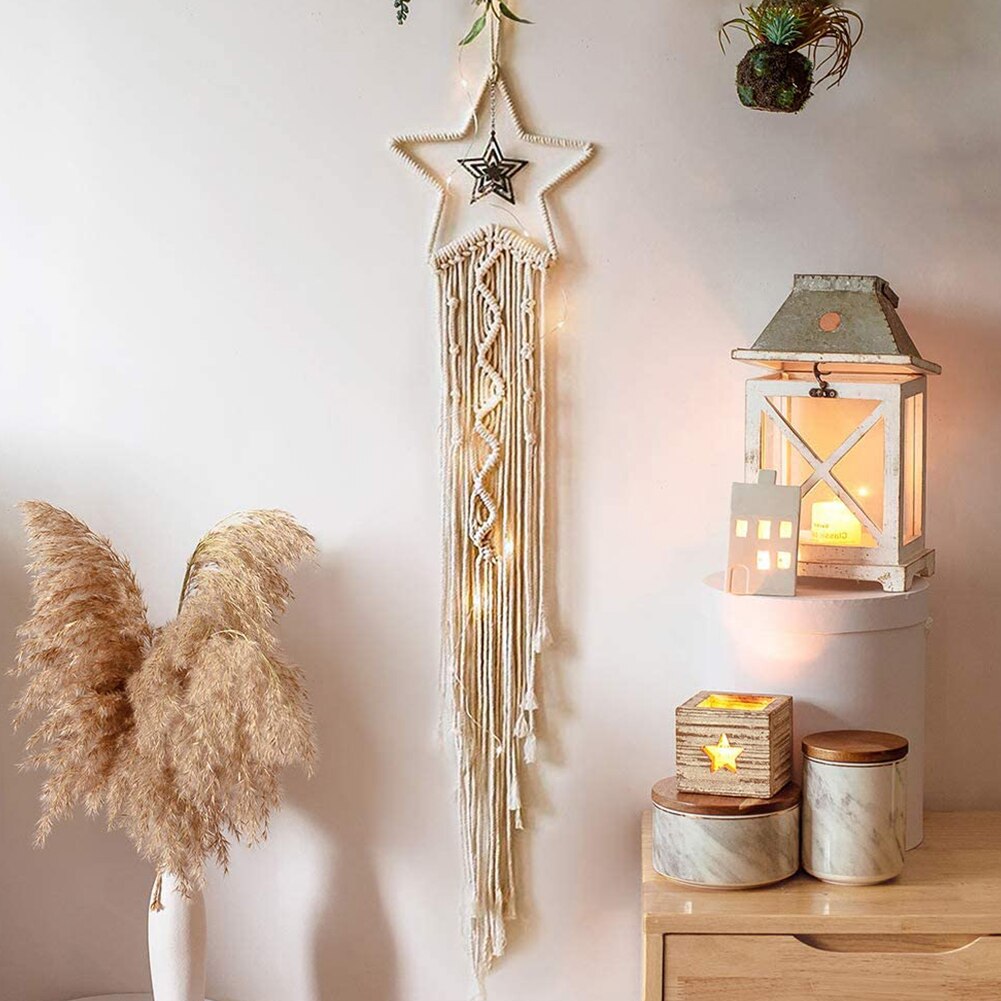 Woven Tapestry Decor Wall Hanging Rope Decor Macra... – Vicedeal