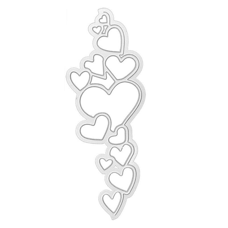 Love Heart Shape Cutting Die Carbon Steel Cuts Scr... – Vicedeal