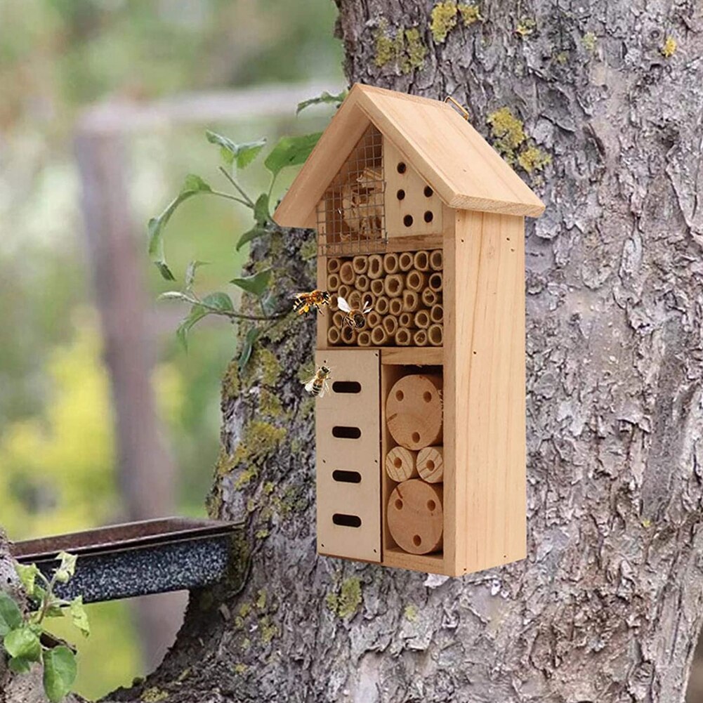 Garden Nest Box Insect Bee Bug House Hotel Eco-Fri... – Grandado