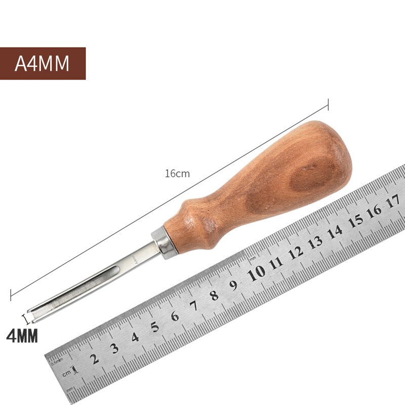 1Pc 4/6/8Mm Lederen Edge Beveler Skiving Afschuini... – Vicedeal