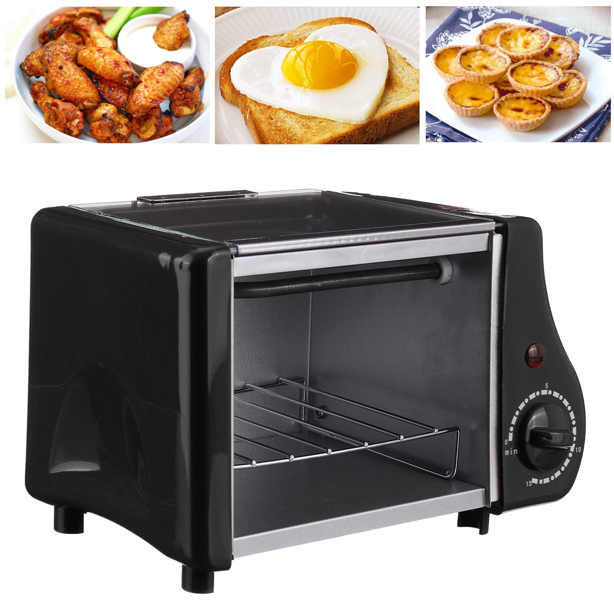 2 in 1 1.5L Mini Electric Baking Bakery Roast Oven... – Vicedeal