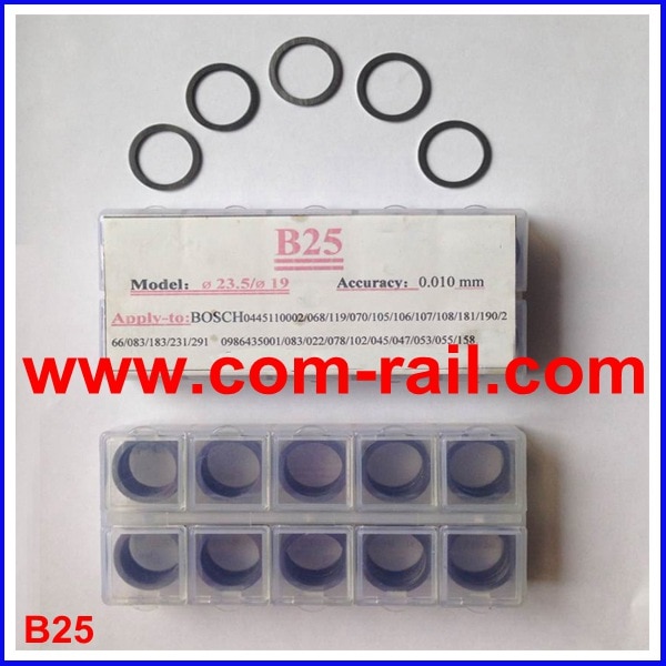 injector adjusting shims B25, common rail shims in... – Vicedeal