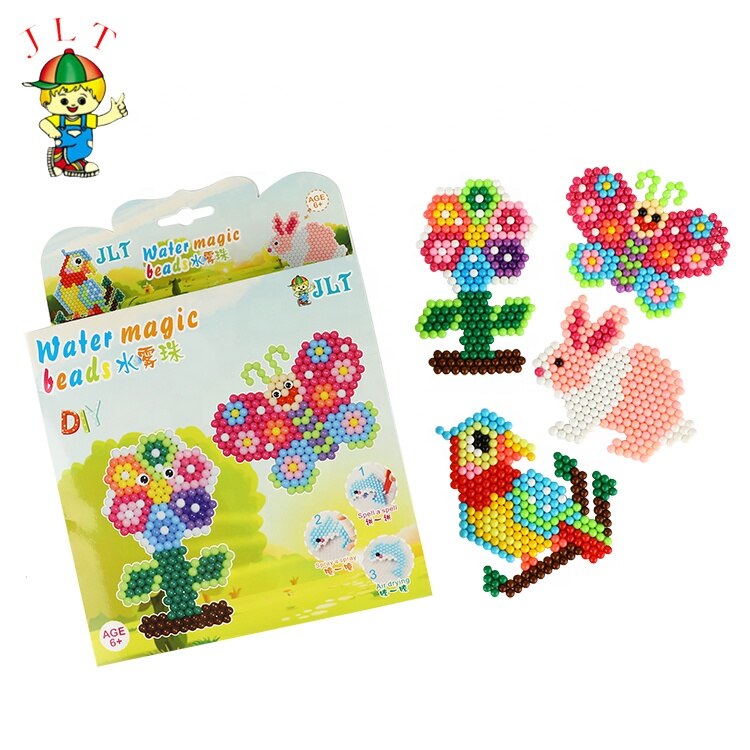 JINLETONG Water hama Beads Kit 10 pattern 3d puzzl... – Grandado