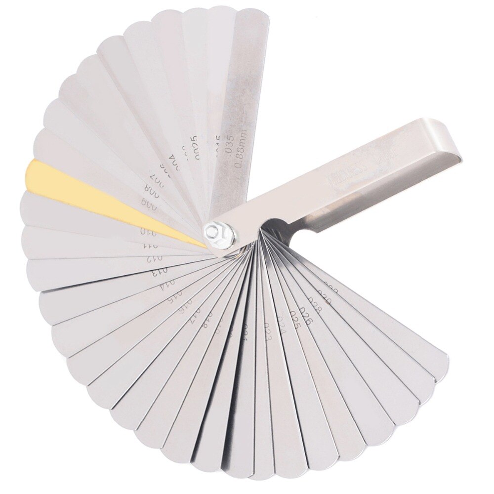 32 Blades Feeler Gauge 180mm Length Metric Imperia... – Vicedeal