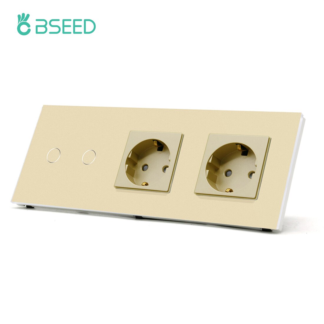 BSEED EU Standard 1/2/3Gang 1Way Touch Switch With... – Vicedeal