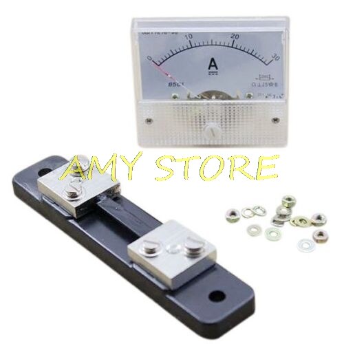 DC 0-30A Analog Amp Amper Meter Ammeter Current Pa... – Grandado