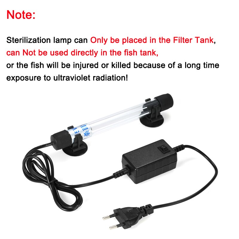 Aquarium Submersible UV Sterilizer Lamp Light Wate... – Vicedeal