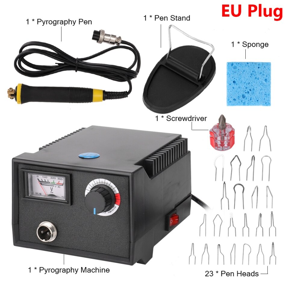 Electric Pyrography Pen Gourd Wooden Pyrography Ma... – Vicedeal