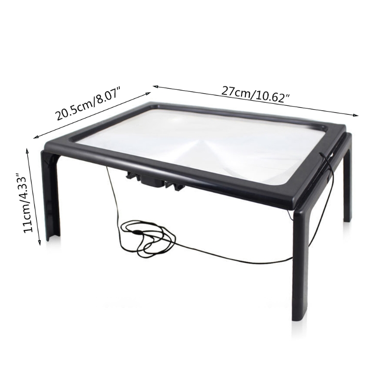 Glass Hands-Free Large Rectangular Desktop Reading... – Grandado