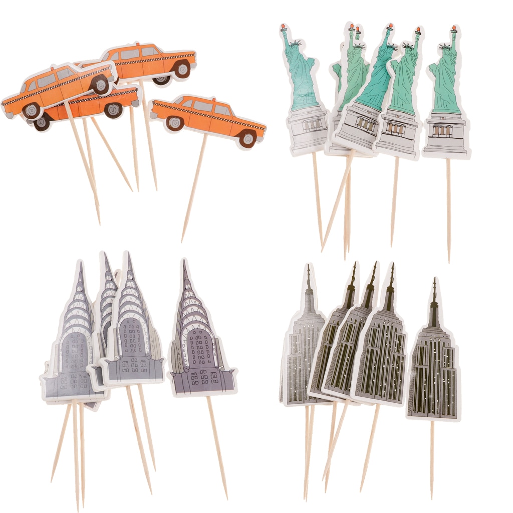 Paquete de 24 York Empire State Yellow Taxi estatu... – Grandado