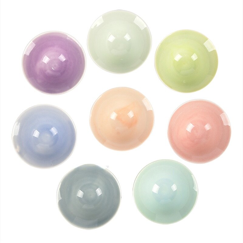 300ML pottery glaze ceramic light color colorful c... – Vicedeal