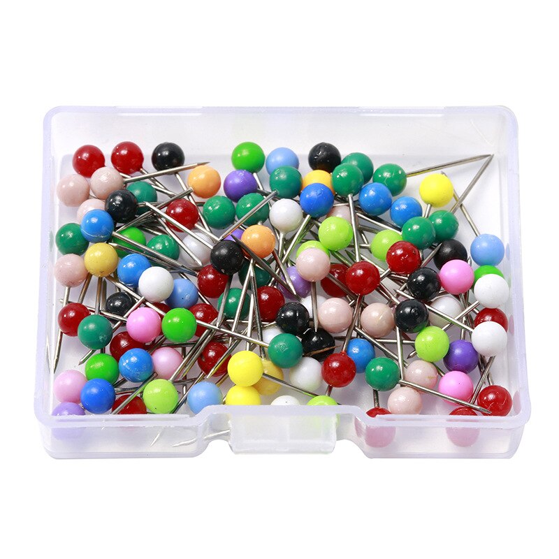 100PCS Multi-color Push Pins Round Head Map Tacks ... – Vicedeal