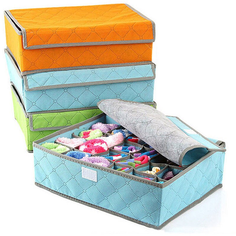 Foldable Fabric Home Storage Boxes With Lid Box Un... – Grandado