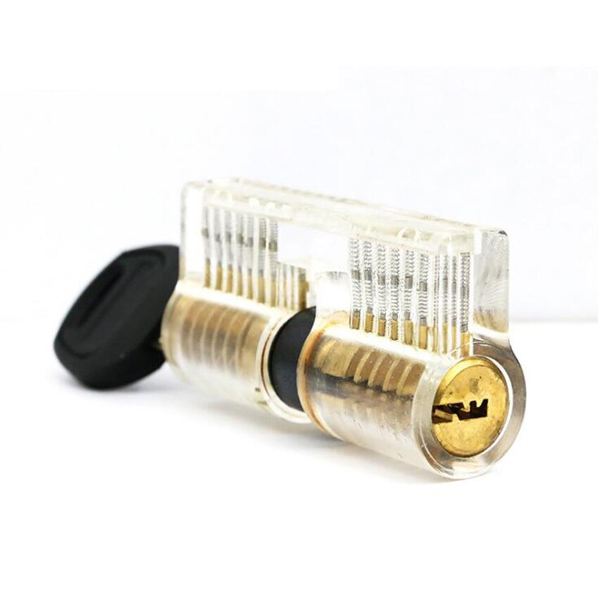 Transparent AB Practice Lock Double Row Of 7 Pins ... – Grandado