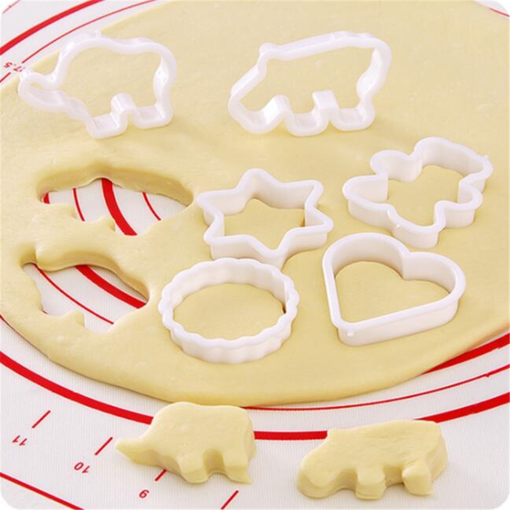 6pcs/set Christmas Cookie Cutter Tools Stainless S... – Grandado