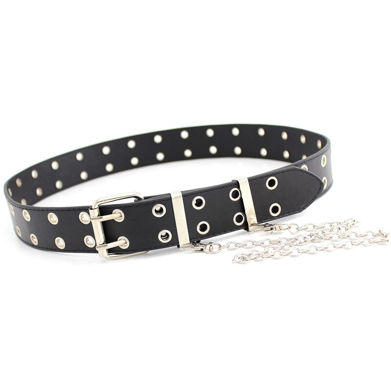 Women Punk Chain Belt Adjustable Black Double/Sing... – Vicedeal
