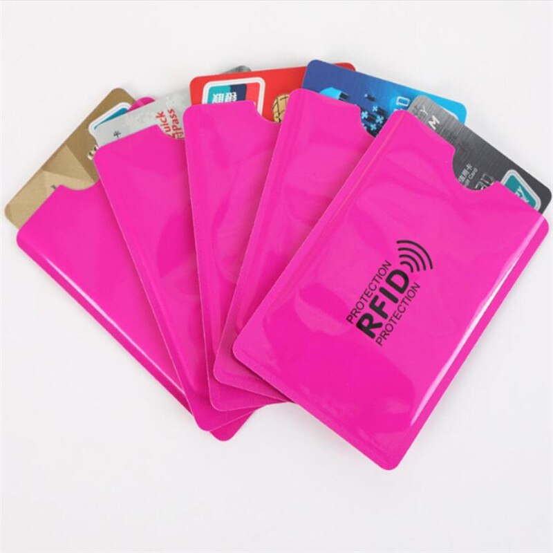 5Pcs Anti-Theft Card Holder Aluminum Foil RFID Cas... – Grandado