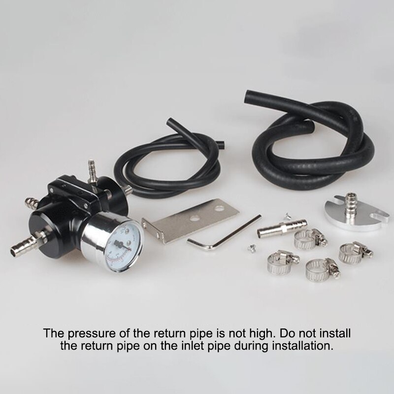 Universal bil brændstoftrykregulator med manometer... – Grandado