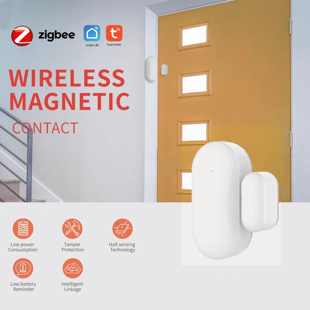 Tuya zigbee mini dør vinduessensor smart home syst... – Grandado