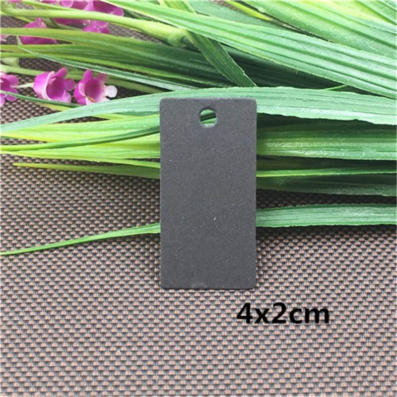 50 stks/partij Kraft Karton 4X2 cm Lege Tags Voor ... – Grandado