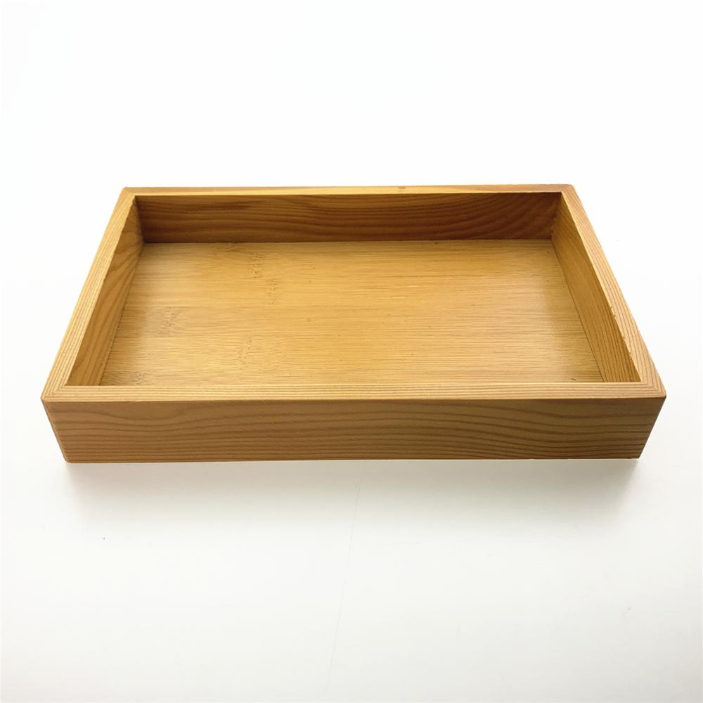 Vintage Wooden Rectangular Bamboo Tray For Home St... – Grandado
