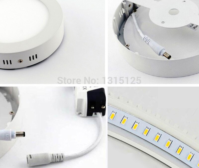 Ronde led-paneel licht 12 w led surface panel muur... – Vicedeal