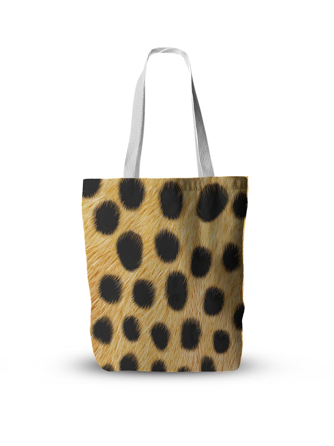 Animal Skin Canvas Bag Leopard Print Tiger Cat Ski... – Grandado