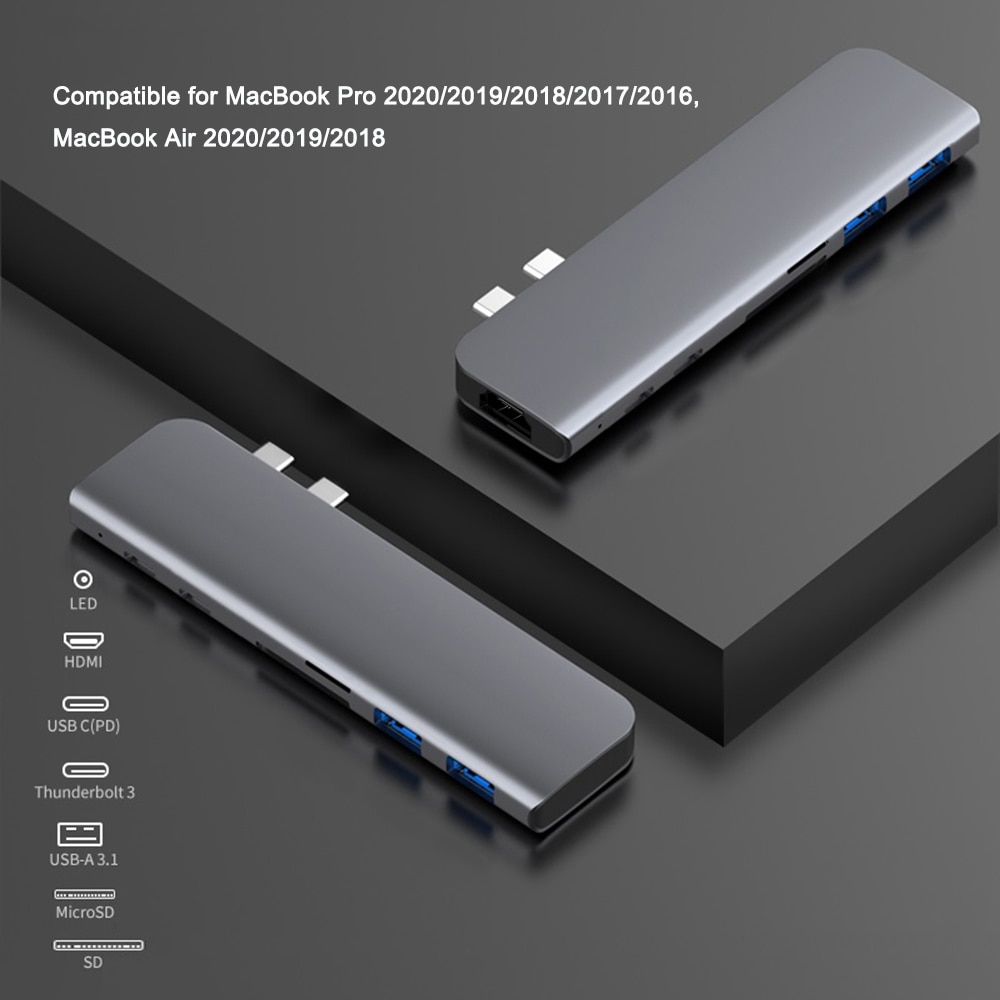 Usb 3.1 Type-C Hub Naar Hdmi 4K Thunderbolt 3 Adap... – Grandado