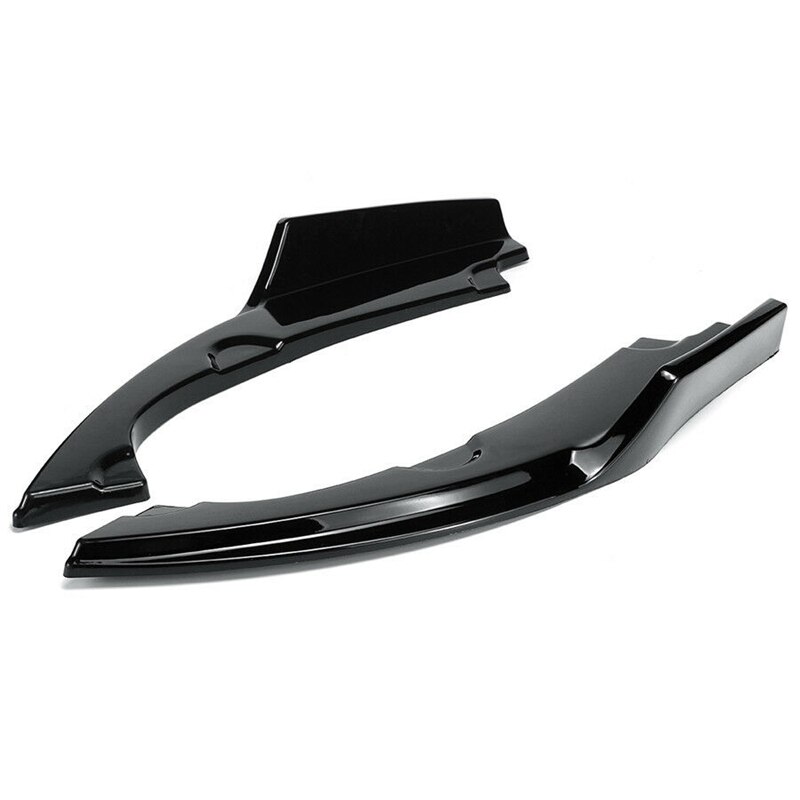 Gloss Black Rear Bumper Side Splitters Apron Valan... – Vicedeal