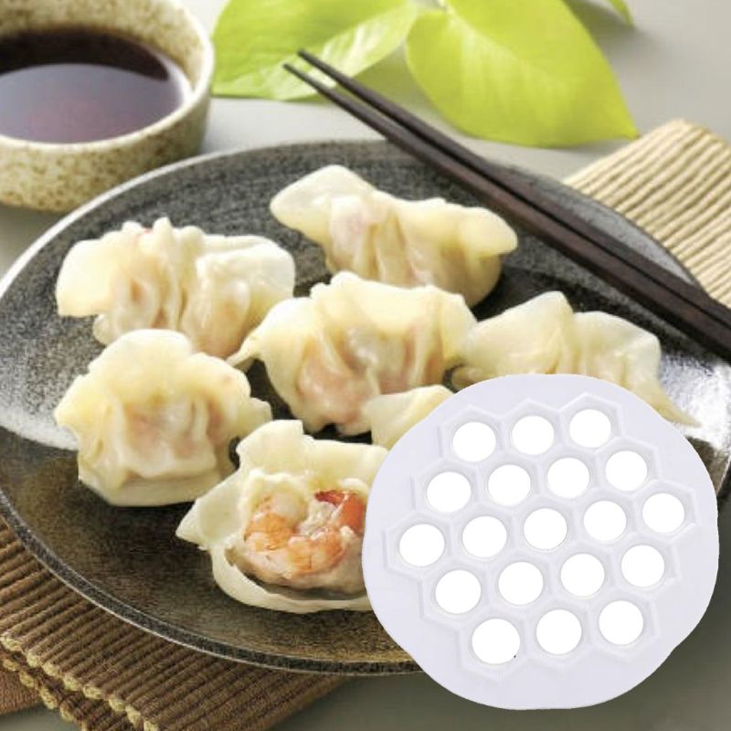 19-hole Plastic Dumpling Machine Cuts Maker for Ra... – Grandado