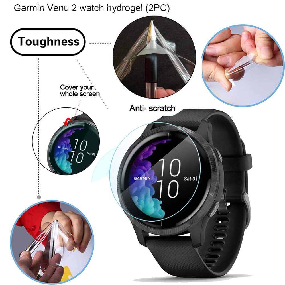 2 Stuks Zachte Horloge Hydrogel Film Voor Garmin V... – Vicedeal