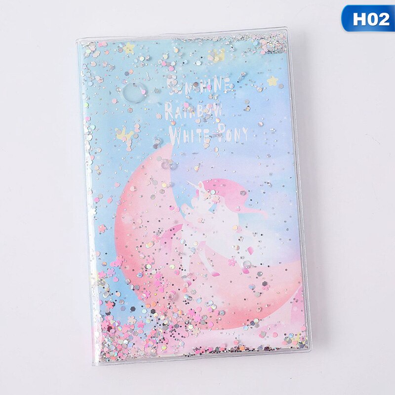 Beautiful Starry Sky Unicorn Notebook Sequin Stude... – Grandado