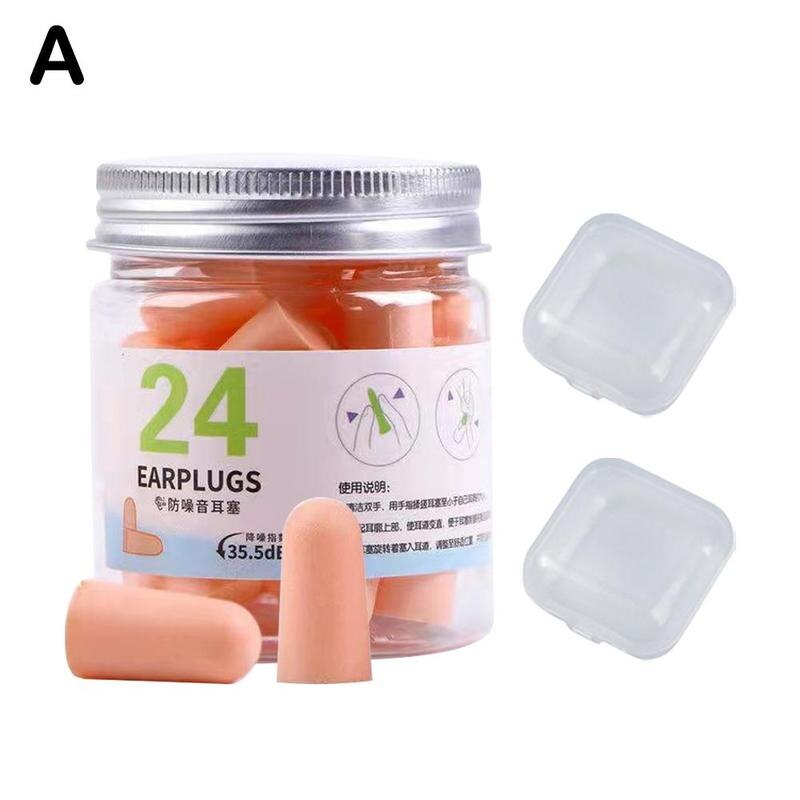 24/60pcs Ear Plugs Earplugs Noise Reduction Ear Pl... – Grandado