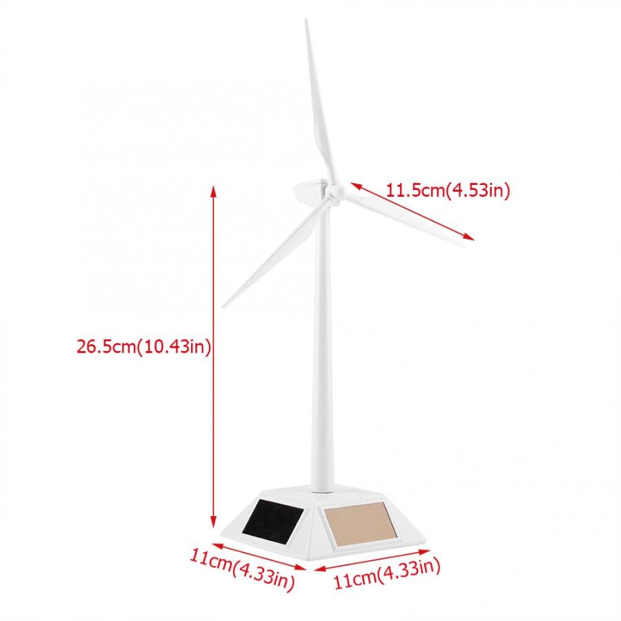Solar Powered Wind Mill Model Desktop Decor Craft ... – Vicedeal