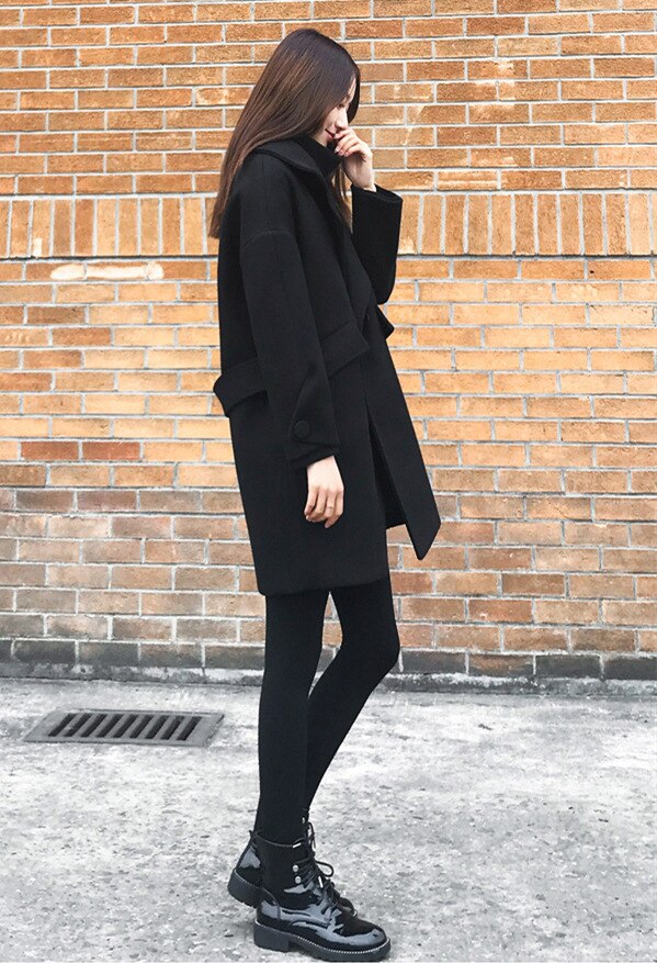 Spring Autumn Women Work Wear Black Jacket Korean ... – Grandado