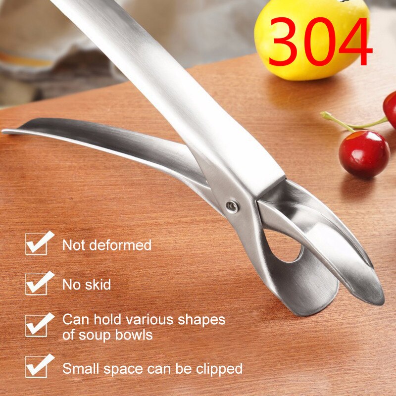 Stainless Steel Bowl Clamp Dish Pot Holder Anti-Sc... – Grandado