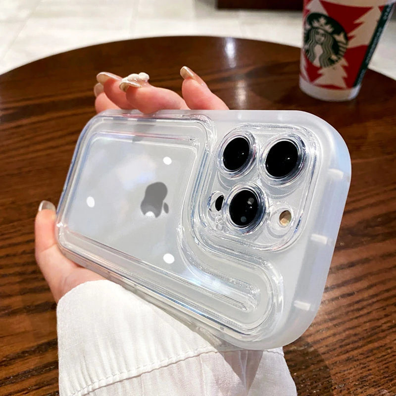 Luxury Shockproof Transparent Phone Case For iPhon... – Grandado
