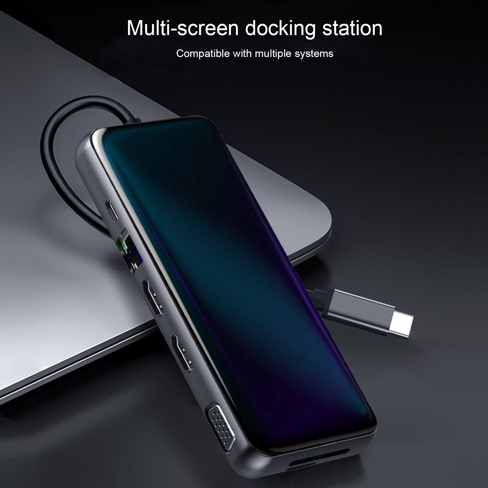 Hub Docking Station 12 in 1 Laptop Docking Station... – Grandado