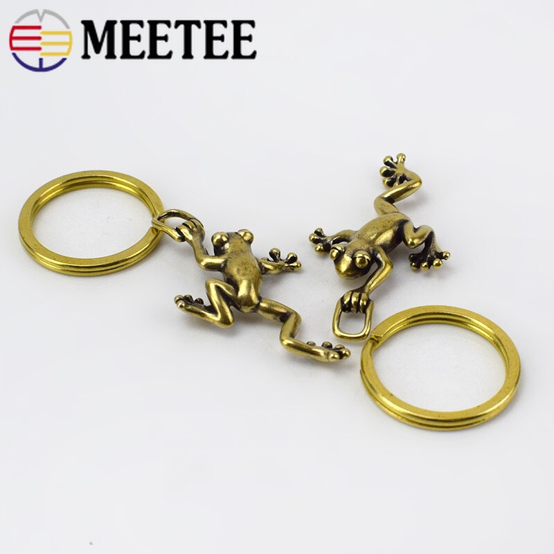 2pcs Eco-Friendly Retro Solid Brass Frog Keychain ... – Grandado