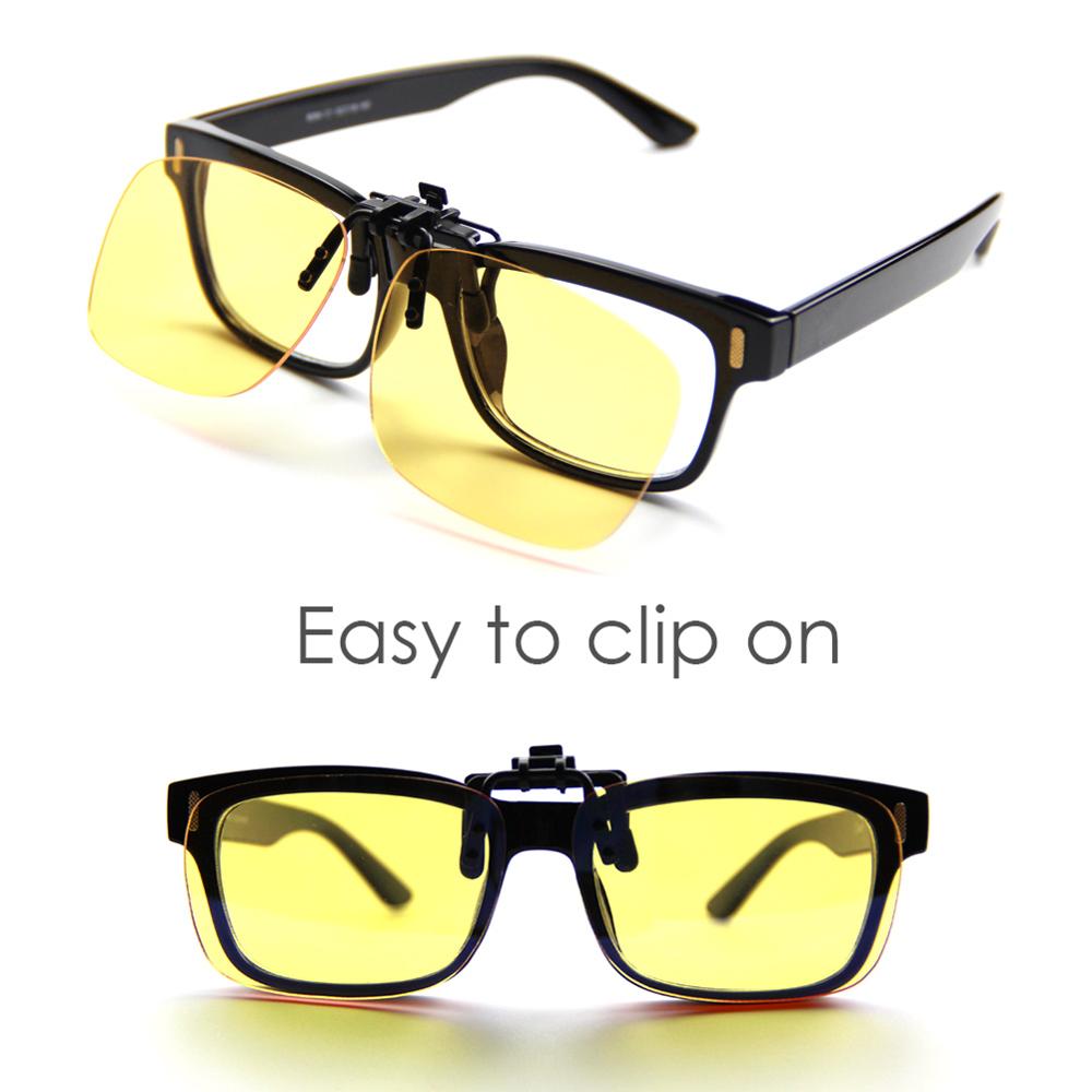 Cyxus Blue Light Blocking Clip-ons Yellow Lens for... – Grandado