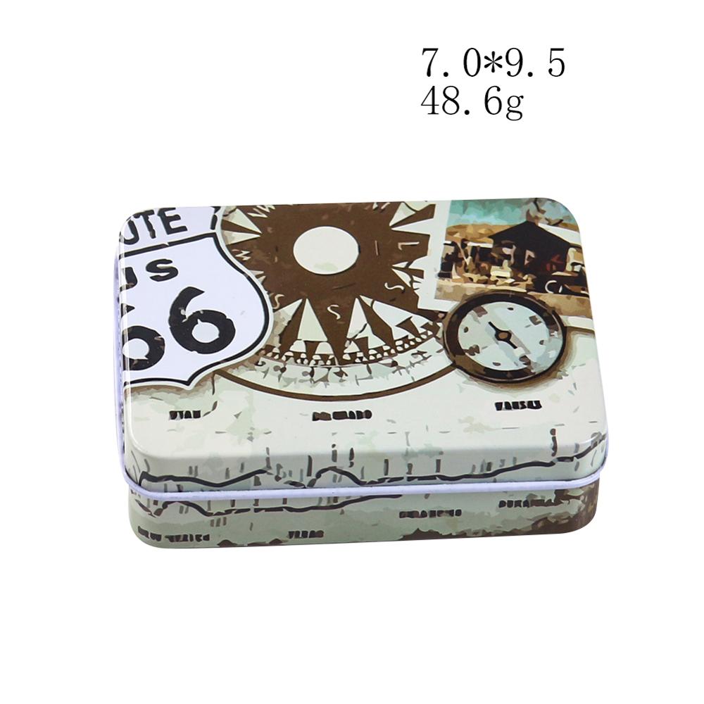 Metal Rectangular Empty Tins Box Containers Mini P... – Grandado