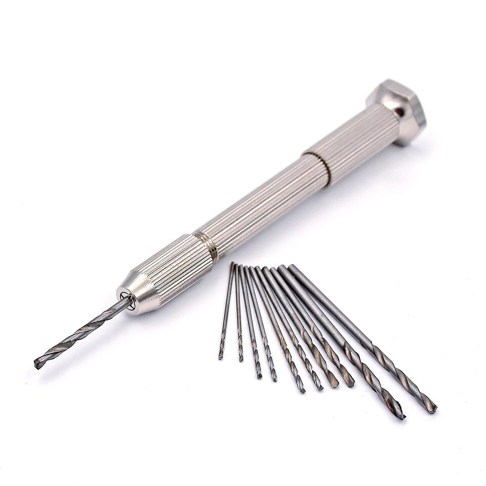 11Pcs Mini Micro Aluminium Handboor Met Keyless Ch... – Vicedeal