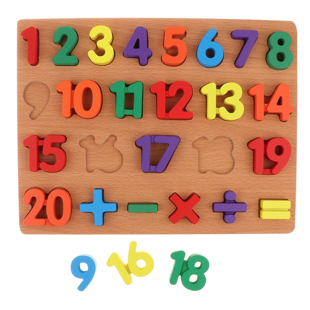 Wooden Alphabet Jigsaws Puzzle Early Learning Toy Vicedeal