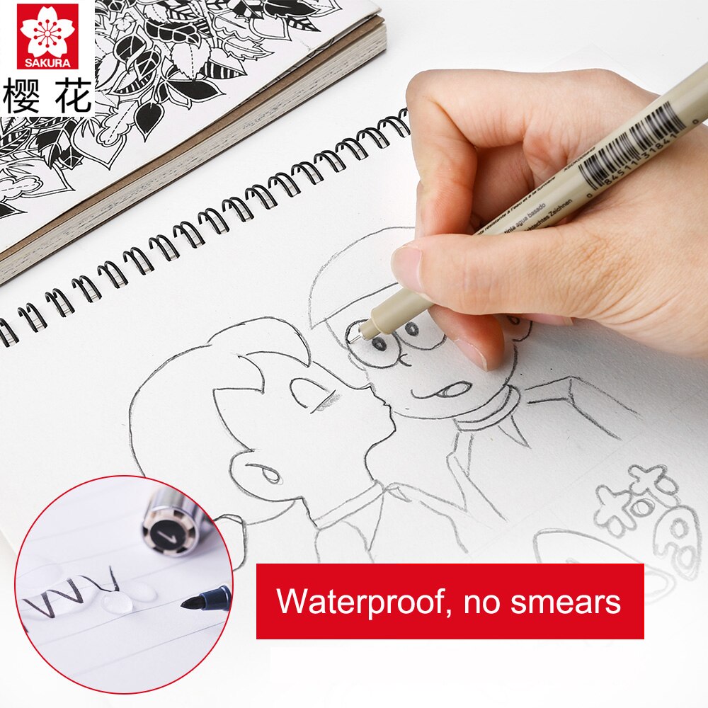 6PCS Sakura Pigma Micron Pen,Archival Pigment Ink ... – Vicedeal