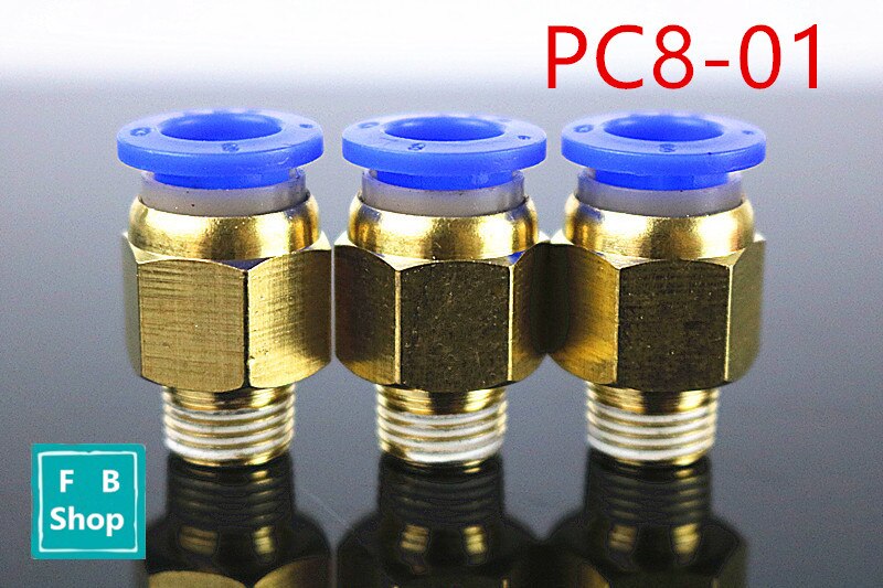 PC8-01 8mm to 1/8' Pneumatic Connectors male s... – Grandado