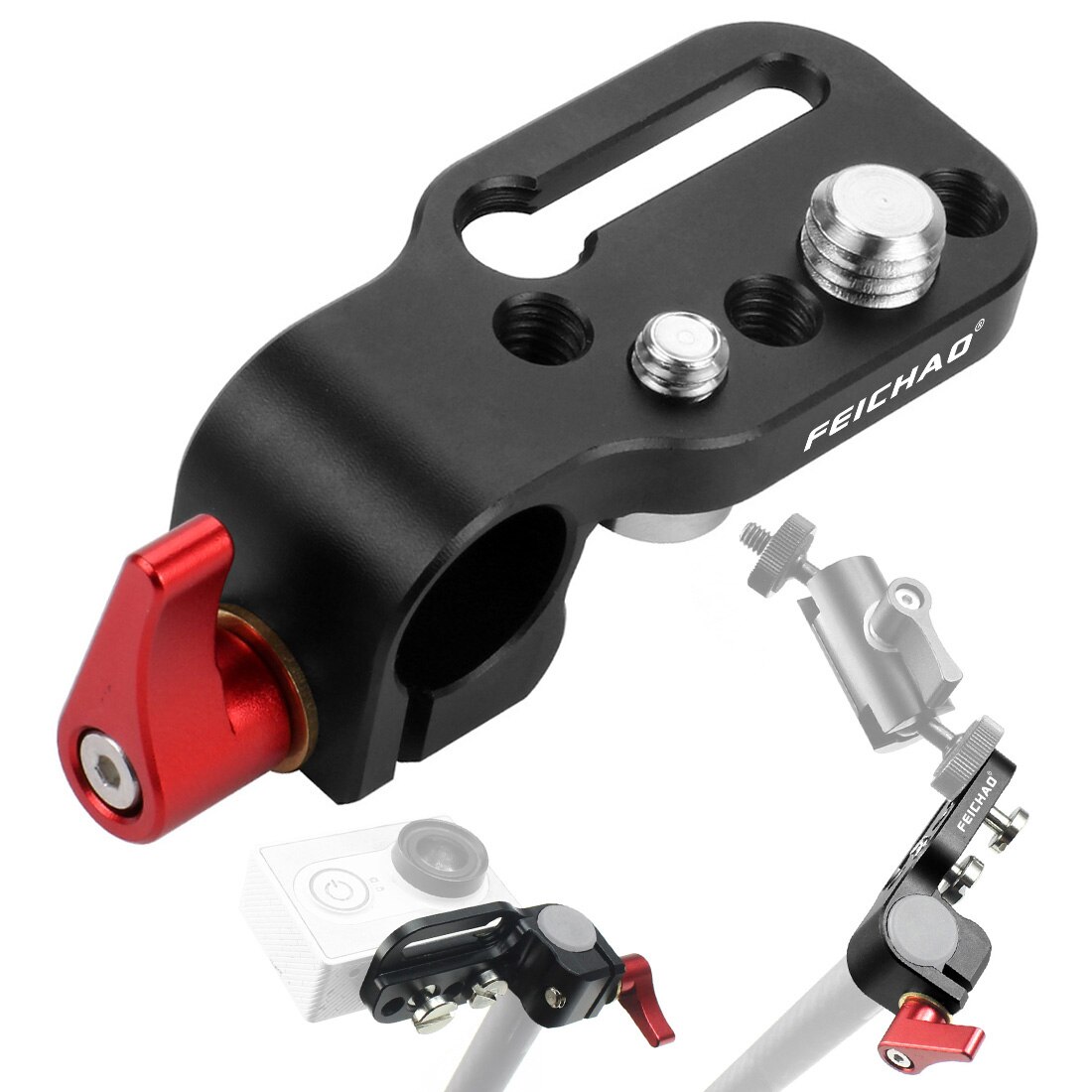 Feichao 15mm Rail Clamp Mount Tube Rod Clamp Mount... – Grandado