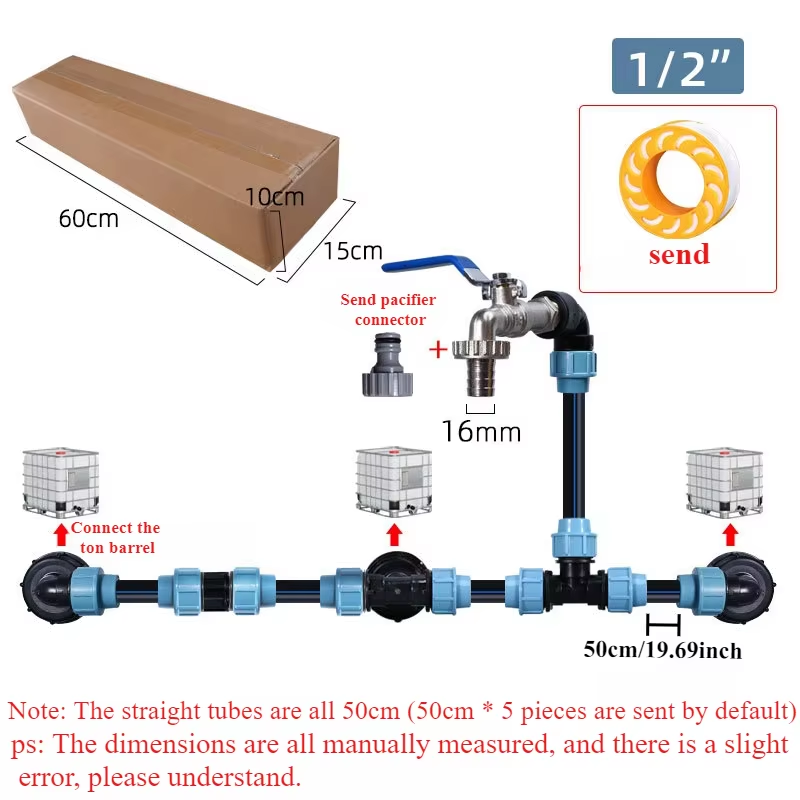 IBC Tank Tap Adapter IBC Tank Thread Faucet With 1... – Grandado