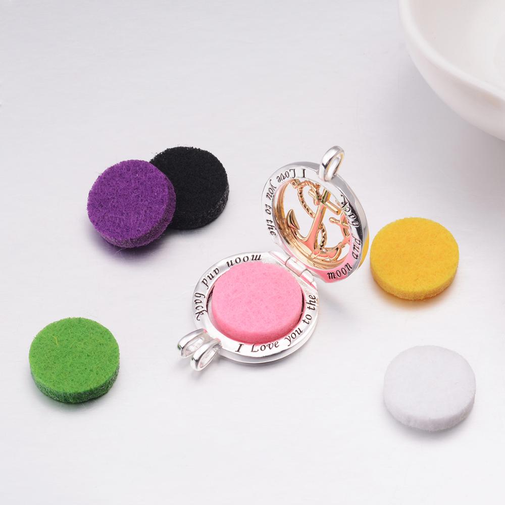 Aroma Diffuser necklace anchor Designs open locket... – Grandado