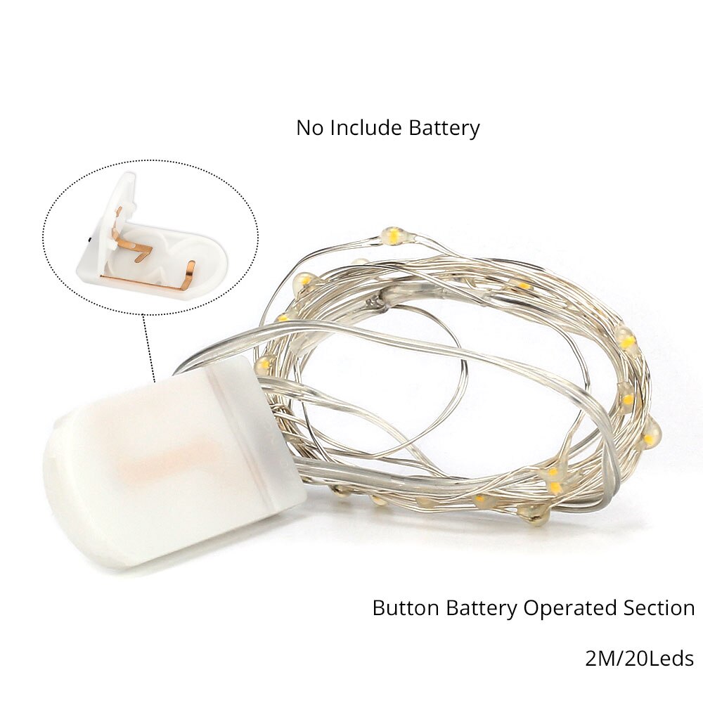 2M & 3M Led String Lights Copper Wire Battery Powe... – Grandado