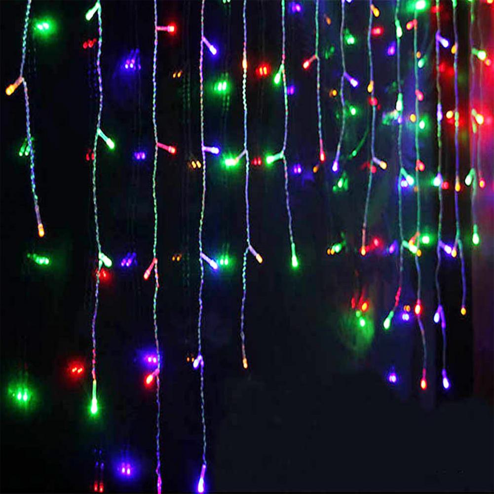 LED String Light LED Wave Shaped Icicle Light Curt... – Grandado